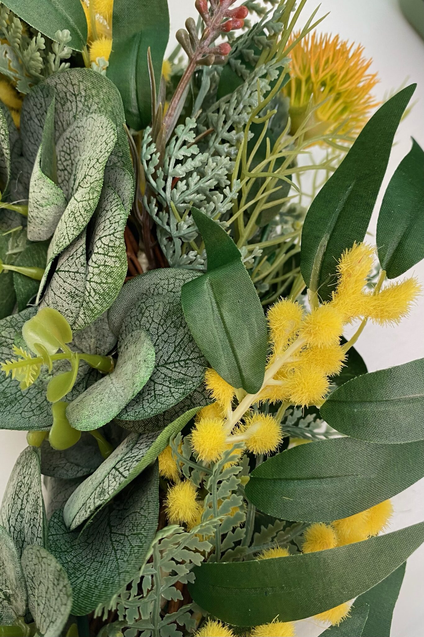 ANZAC Day Poppy Handcrafted Native Wreath – Wattle + Twig